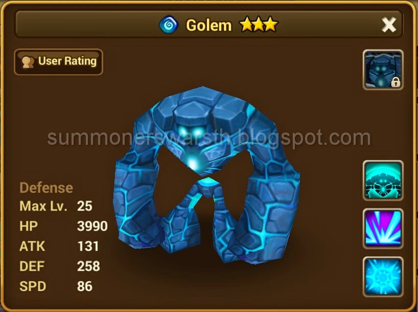 Golem (Water) | Summoners War