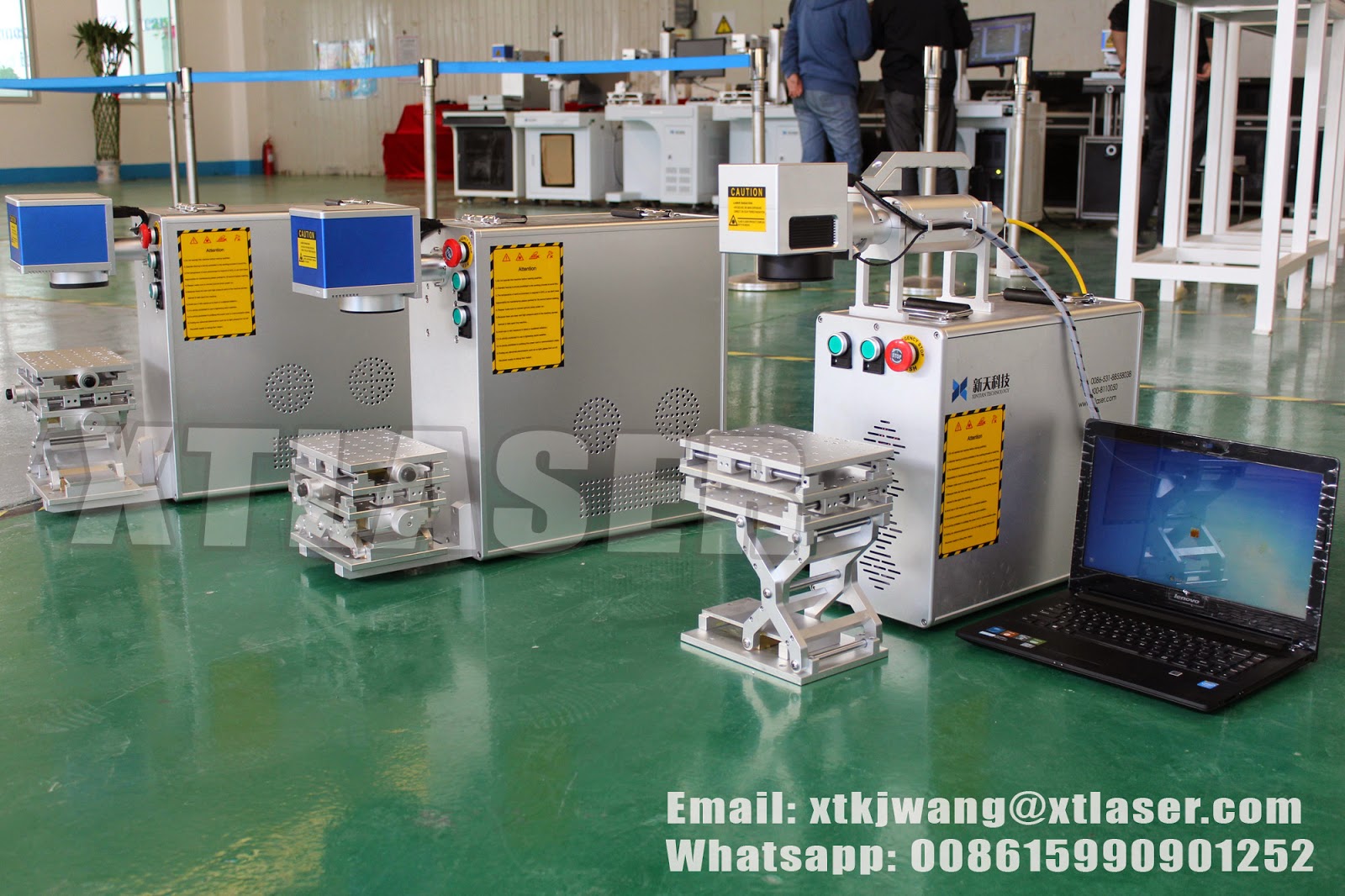 Portable fiber laser marking machine for metal and nonmetal
