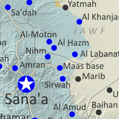 Yemen Control Map & Report - December 2020 (Subscription) - Political ...