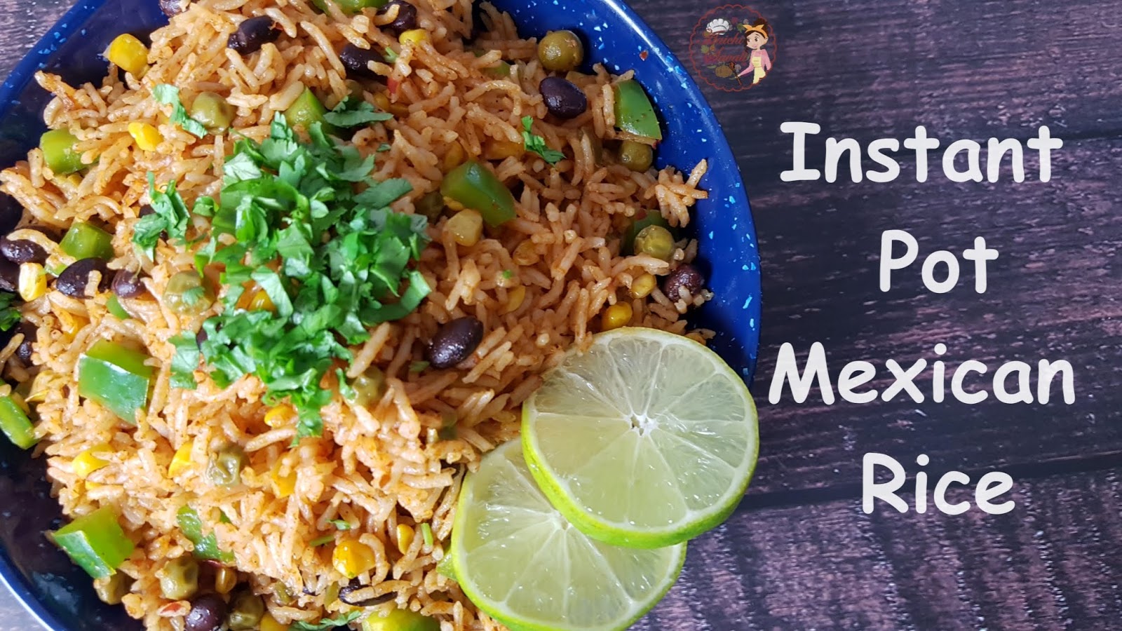 Instant Pot Mexican Rice / Arroz Rojo - Aaichi Savali