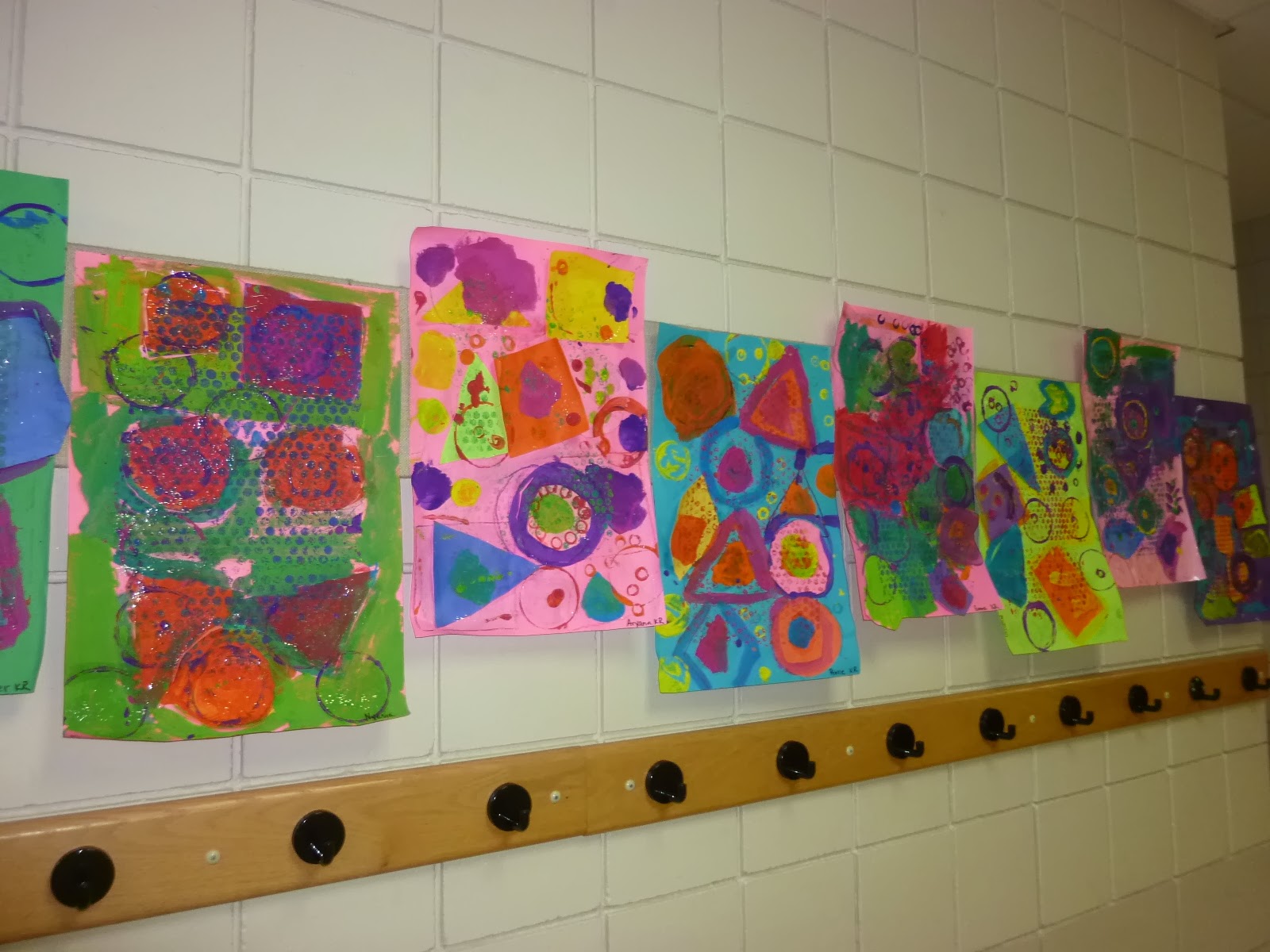 Mrs. Werner's Art Room: Kinder Abstract Art