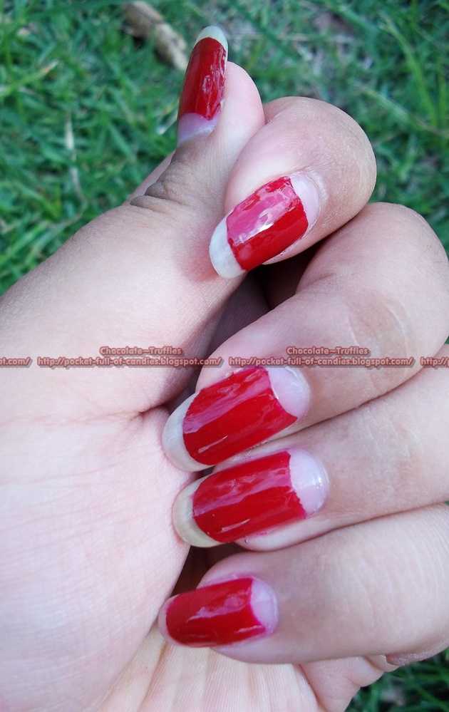 Chocolate Truffle Nails: 1940's Style Nails