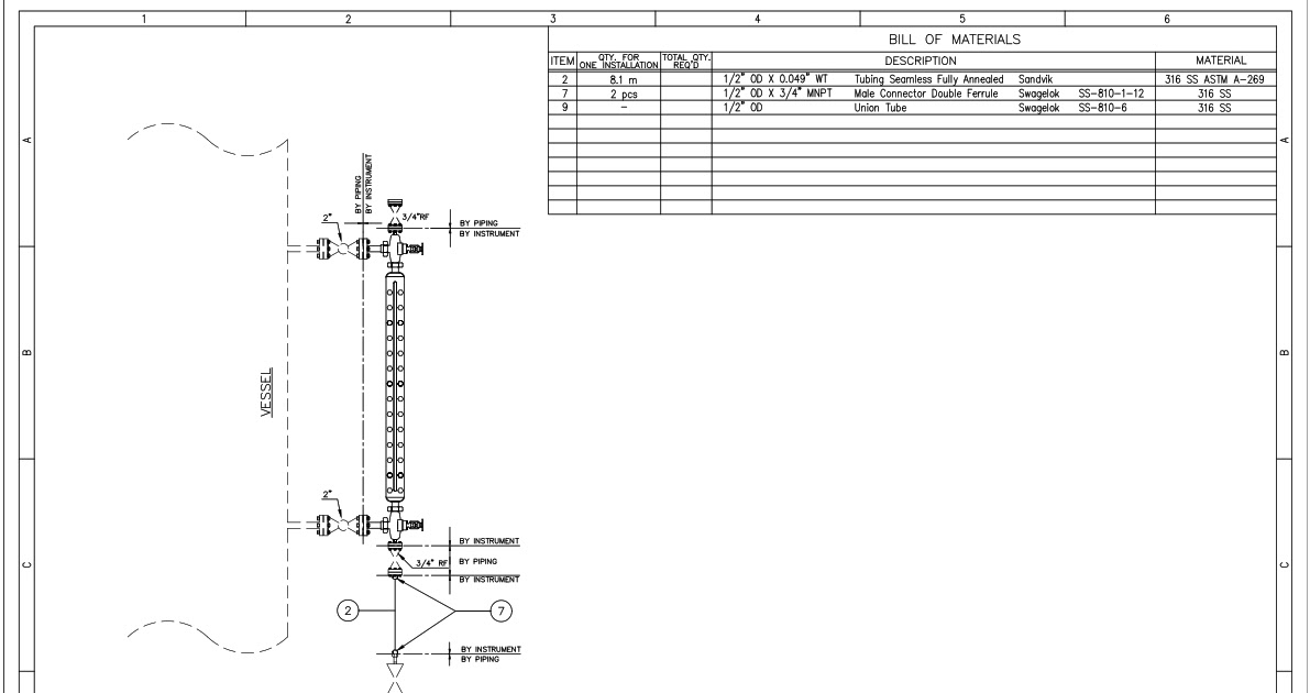 Download Hook-Up Level Glass DWG AutoCAD Free