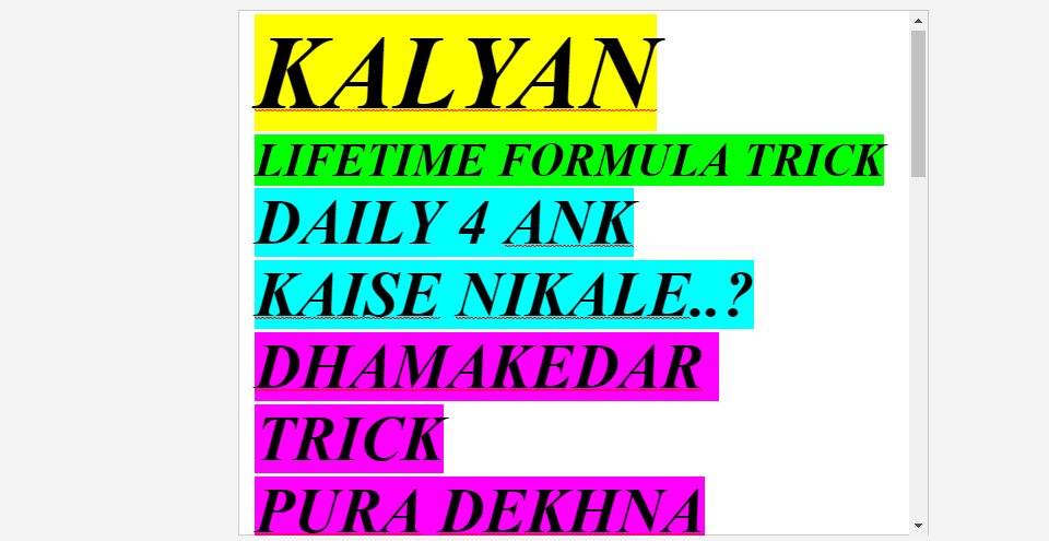 KALYAN LIFETIME FORMULA TRICK DAILY 4 ANK KAISE NIKALE DHAMAKEDAR TRICK PURA DEKHNA kalyan-lifetime-formula-trick-daily-4-ank-kaise-nikale-dhamakedar-trick-pura-dekhna
