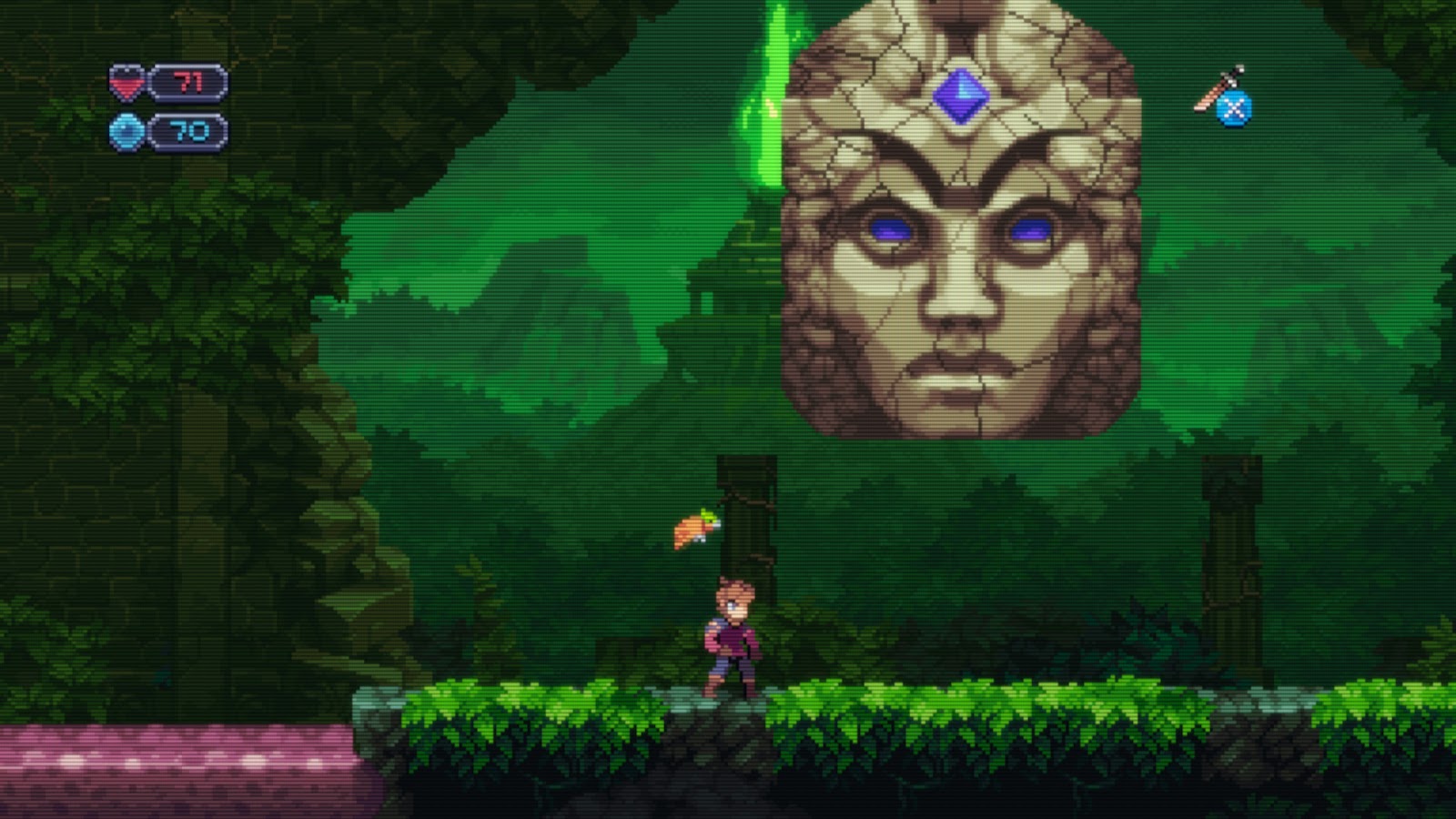 Review - CHASM - A convincing pseudo-RPG Metroidvania with randomized ...