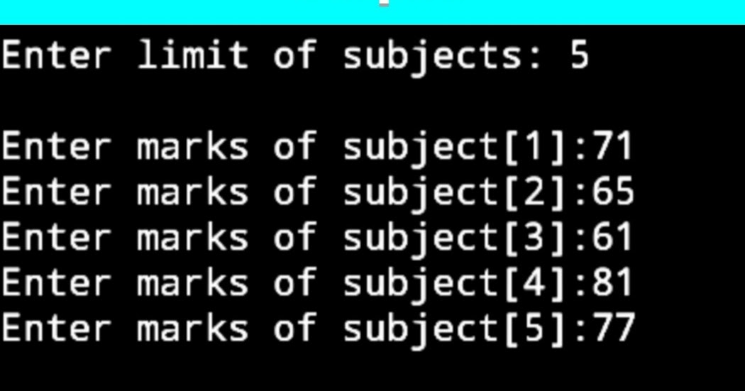 Codeforhunger C Program To Find Percentage Of Given Subjects Marks Codeforhunger C Program To Find Percentage Of Given Subjects Marks