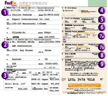 Waybill Fedex - Invoice Template