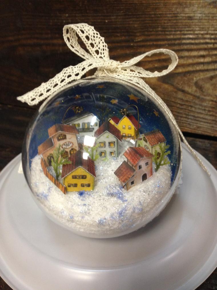 10 Esferas navideñas transparentes para el árbol navideño ~ cositasconmesh