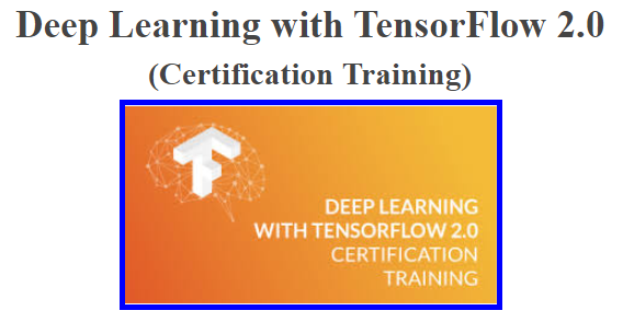 Artificial Intelligence Academy: Deep Learning with TensorFlow 2.0 ...