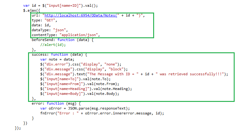 The Asp Mvc Club Create An Ajax Web Client For Odata Web Api Restful Service Get Json