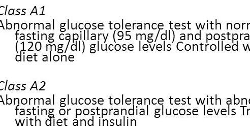 Gestational Diabetes Classification A1-A2 | DIABETES LOG