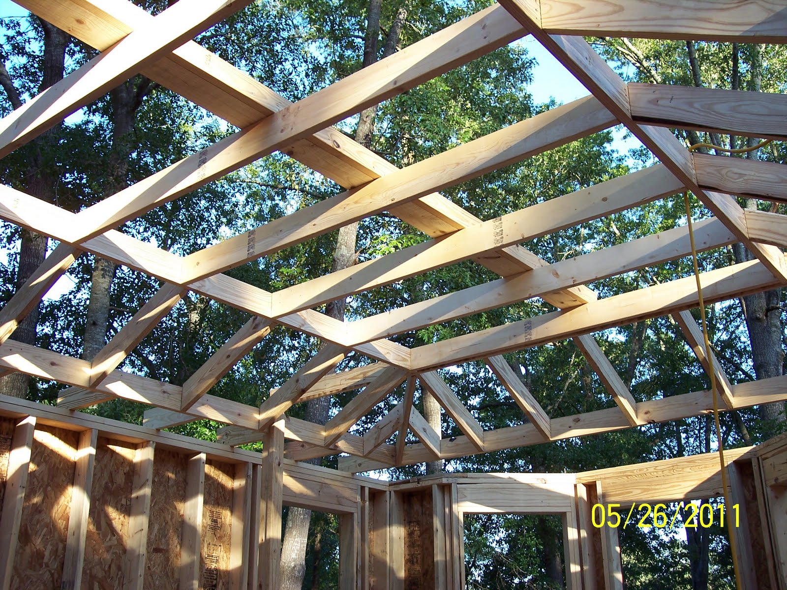 Building Our Oak Haven Dreamhouse: Ceiling Joist Construction Continues...