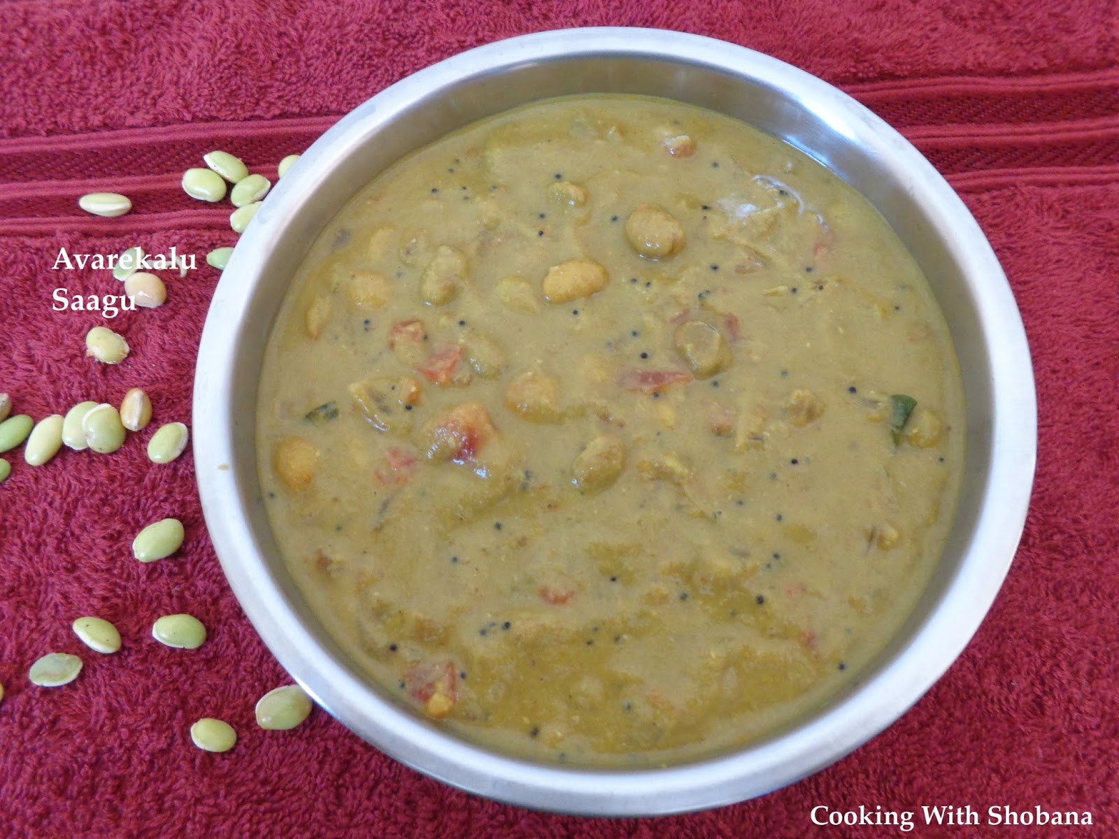 Cooking With Shobana : AVAREKALU SAAGU