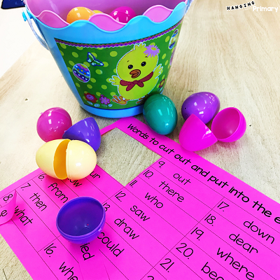 A Quick and Easy Classroom Easter Egg Hunt | Hanging Around In Primary