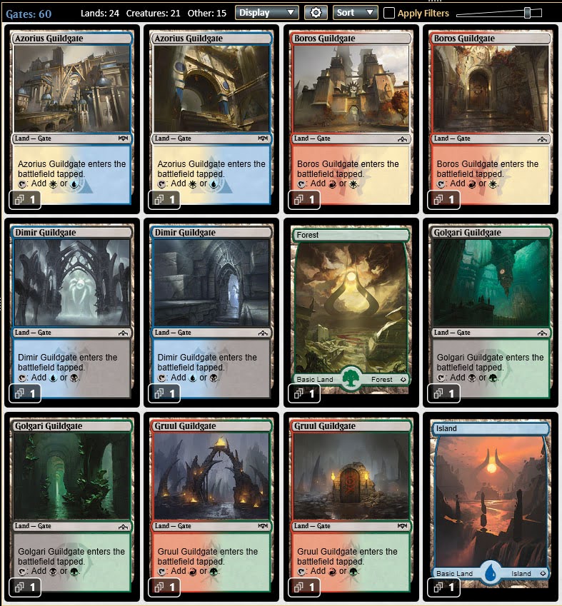Magic the Gathering Adventures: Five Color Gates Standard Deck Part 1