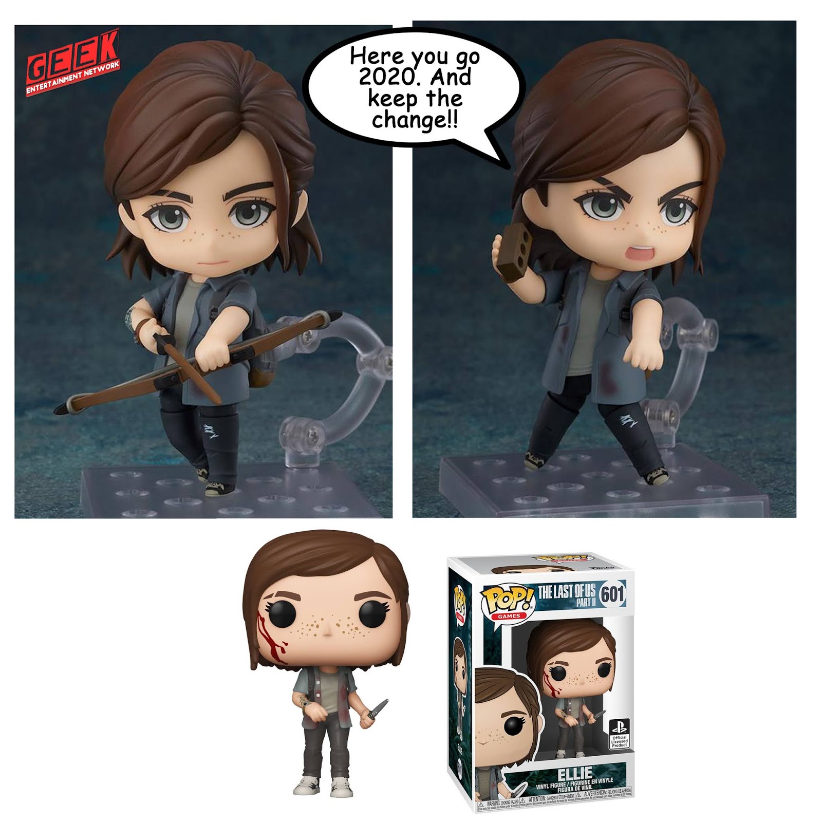 The Last of Us Nendoroid by Figma and funko Pop preorder info and details