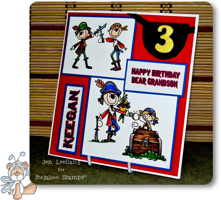 ABC - ART, BELLYDANCING & CRAFTING: A PIRATE THEMED BIRTHDAY CARD FOR ...