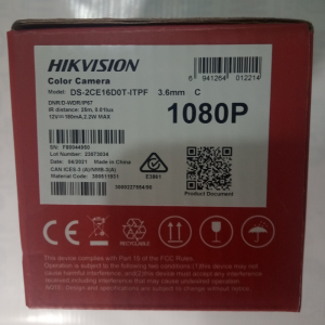 DS-2CE16D0T-ITPF Hikvision 2MP FHD 1080P CCTV Security Camera