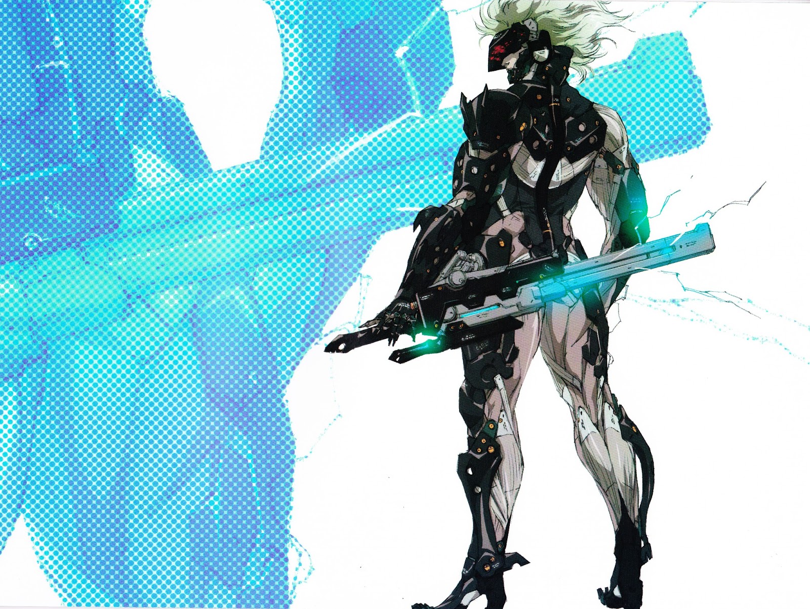 The Bit Beacon: Metal Gear Rising: Revengeance Hi-Res Artbook Scan Gallery