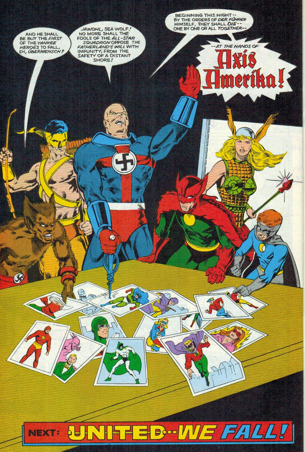 Mayfair DC Heroes Character Database: Axis Amerika