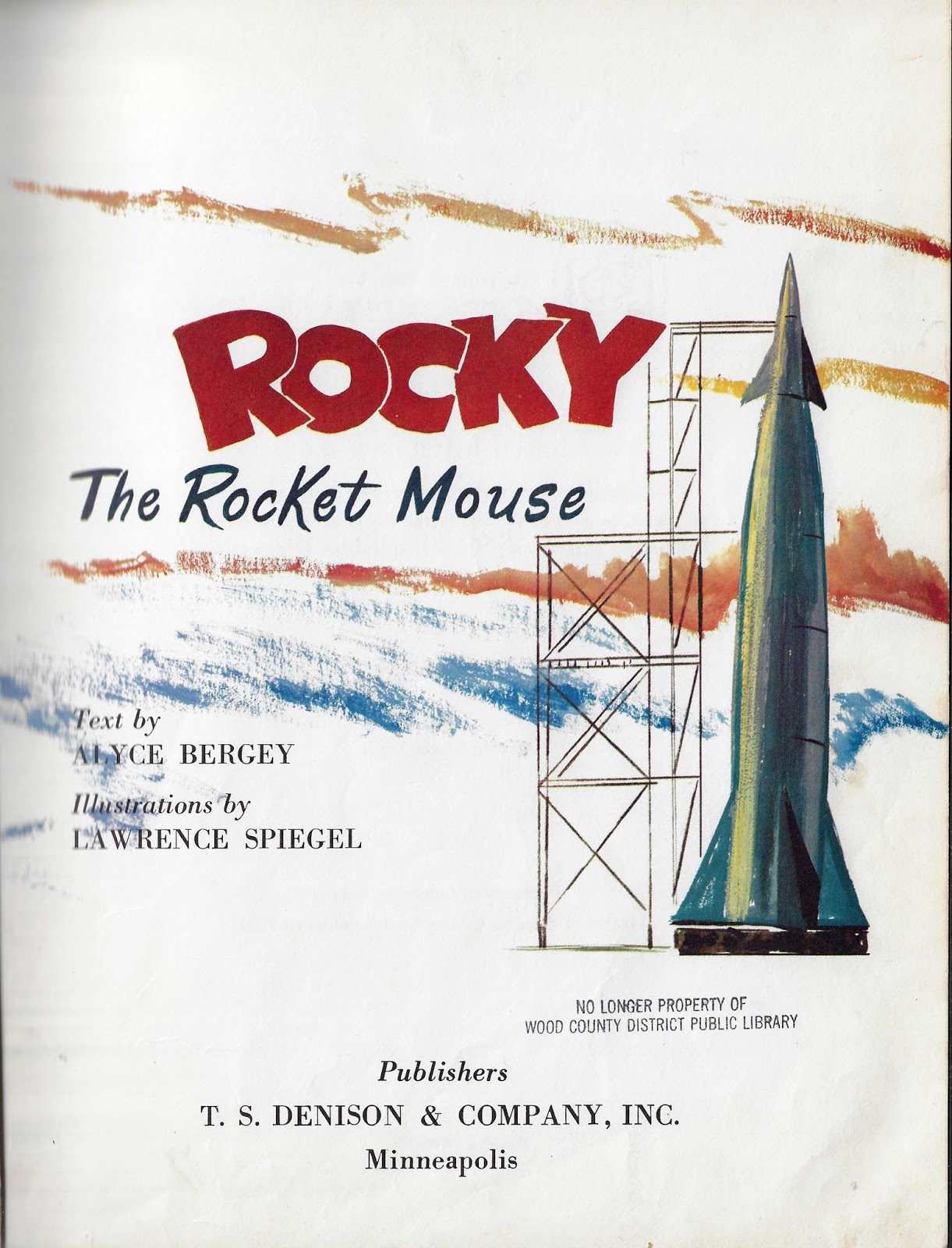 Dreams of Space - Books and Ephemera: Rocky, The Rocket Mouse (1961)