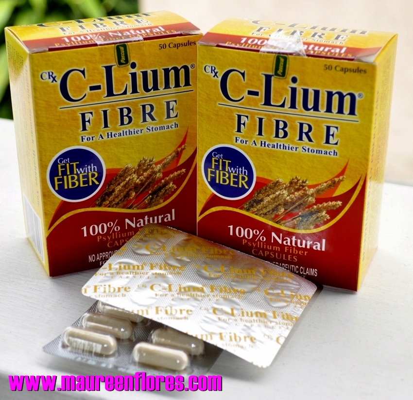 C-Lium Fibre capsules for fiber on the go ~ Mauie Flores