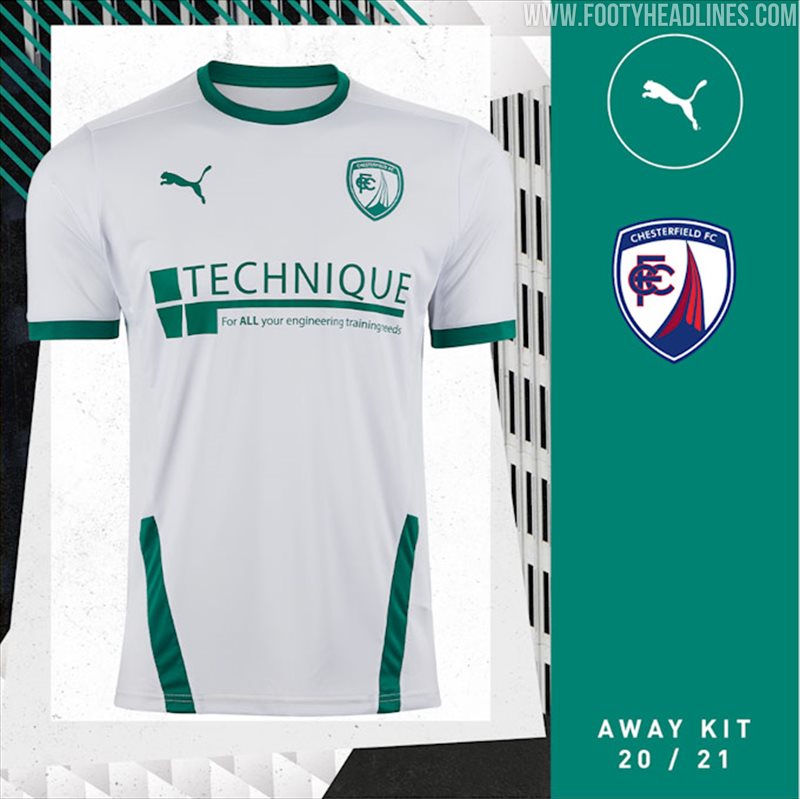 Puma Chesterfield 20-21 Home & Away Kits Revealed - Footy Headlines