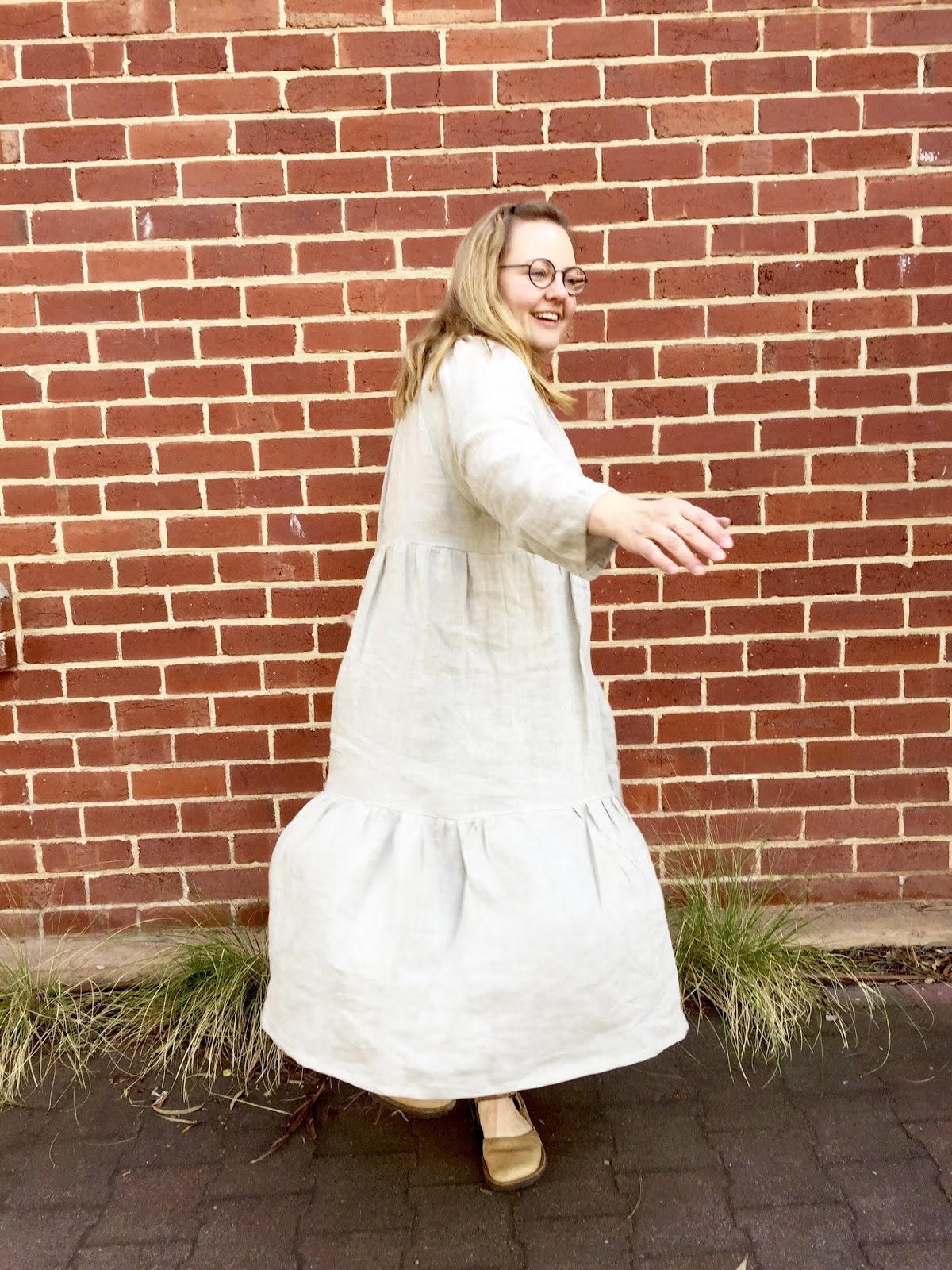 Pattern review: The Wilder Gown by Friday Pattern Company in Natural ...
