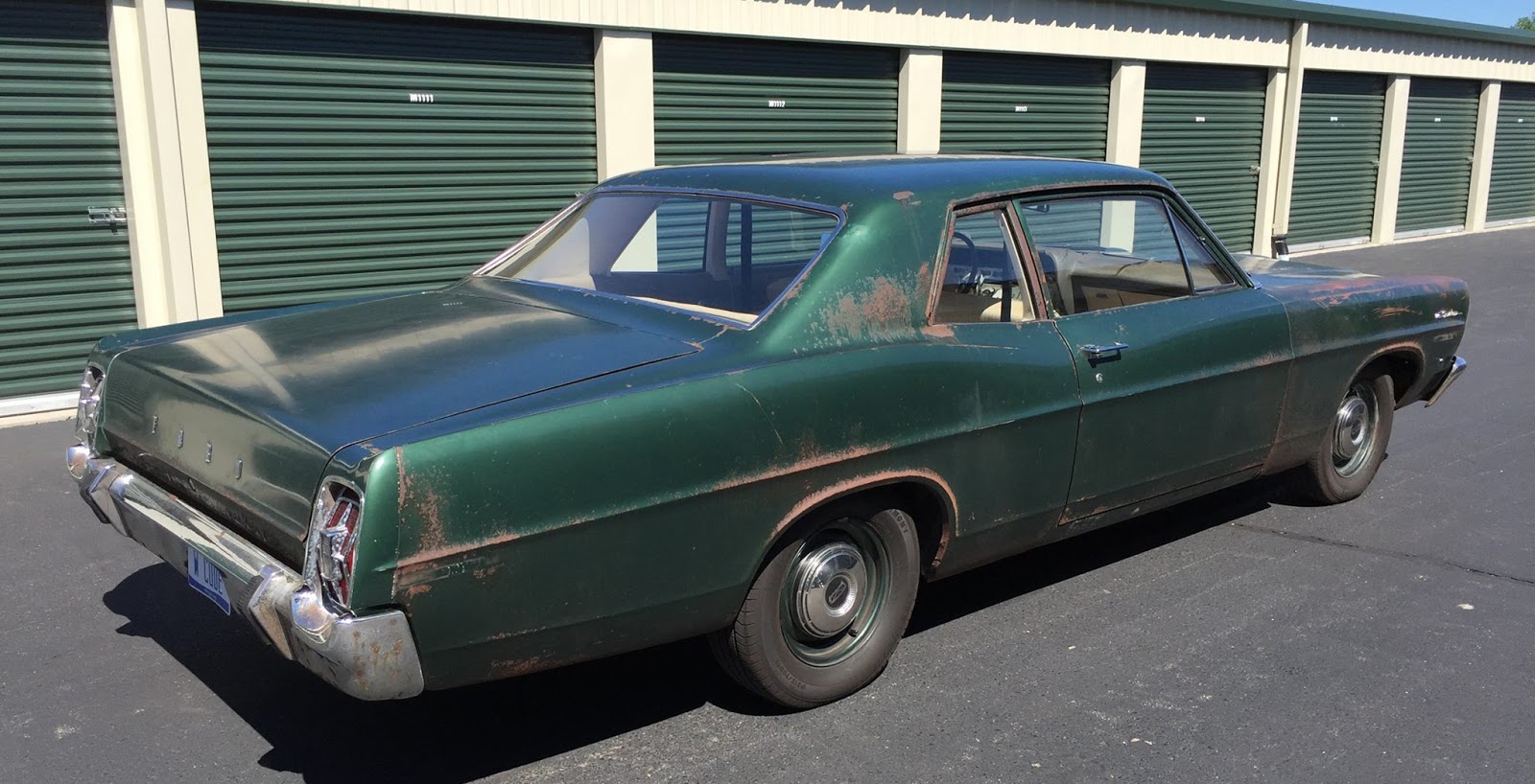 Just A Car Guy: 1967 Ford Custom 2-door sedan with the W-code 427-4V ...