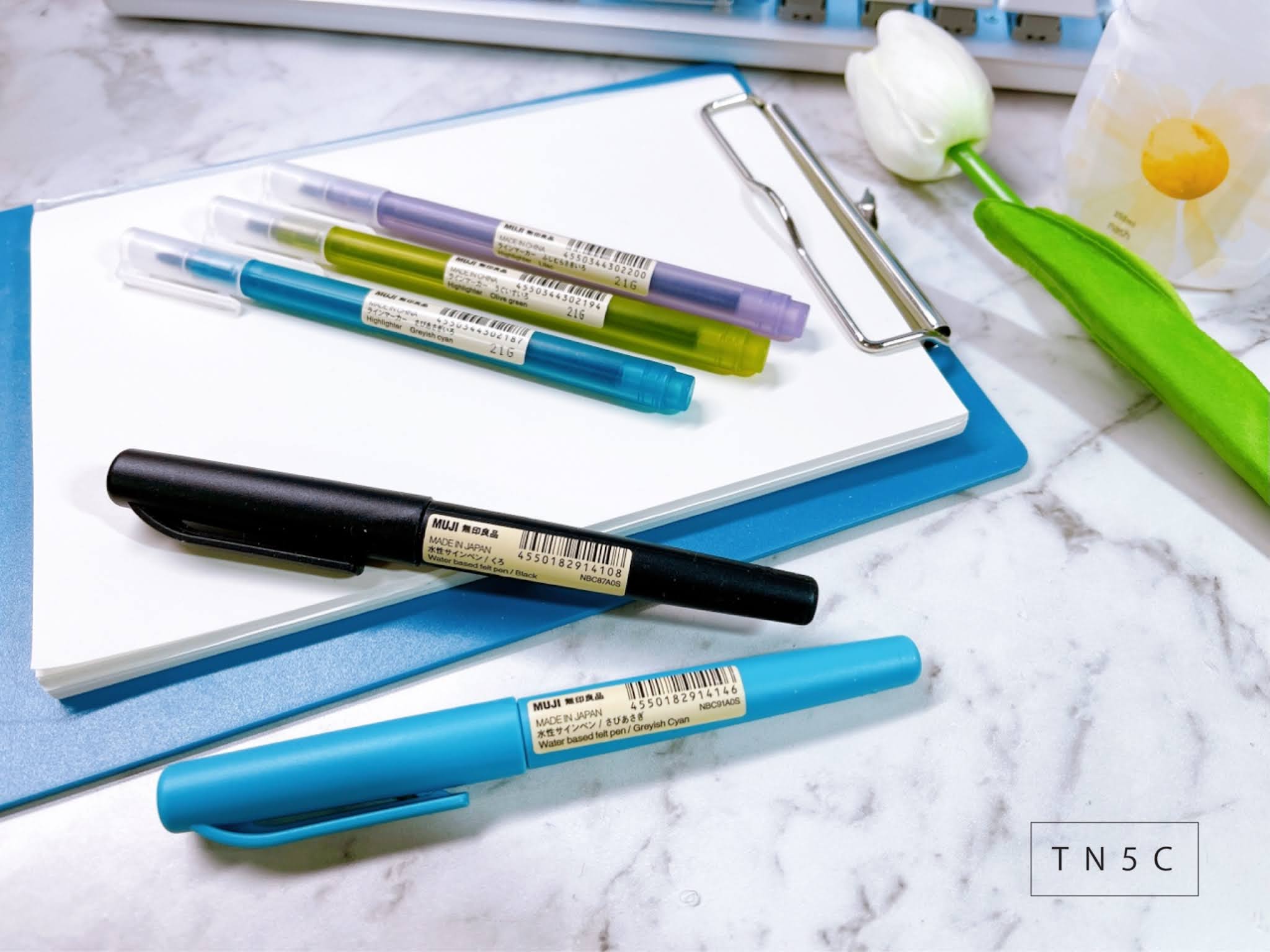 Review: MUJI Sign Pens + MUJI Highlighters (New colors) ~ The Number 5 Co.