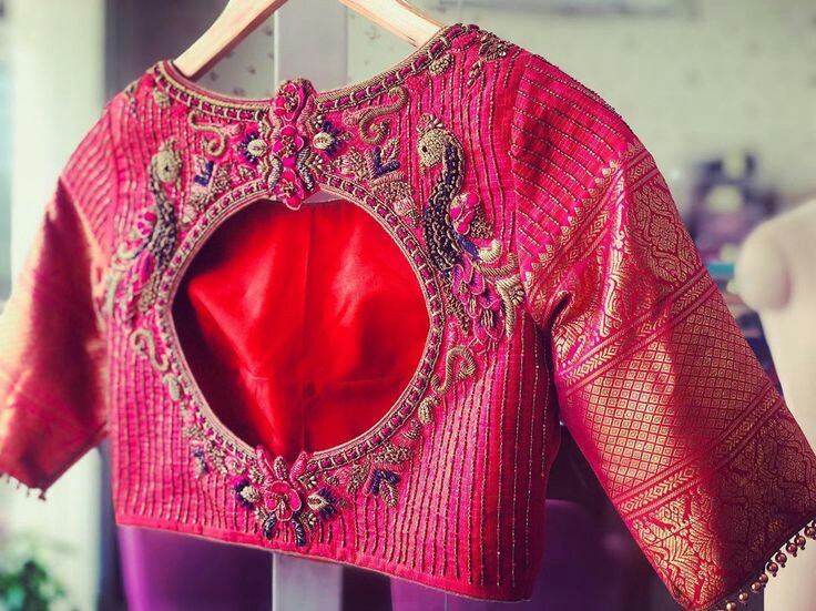 Dressfashionhub: 40 latest blouse back side designs