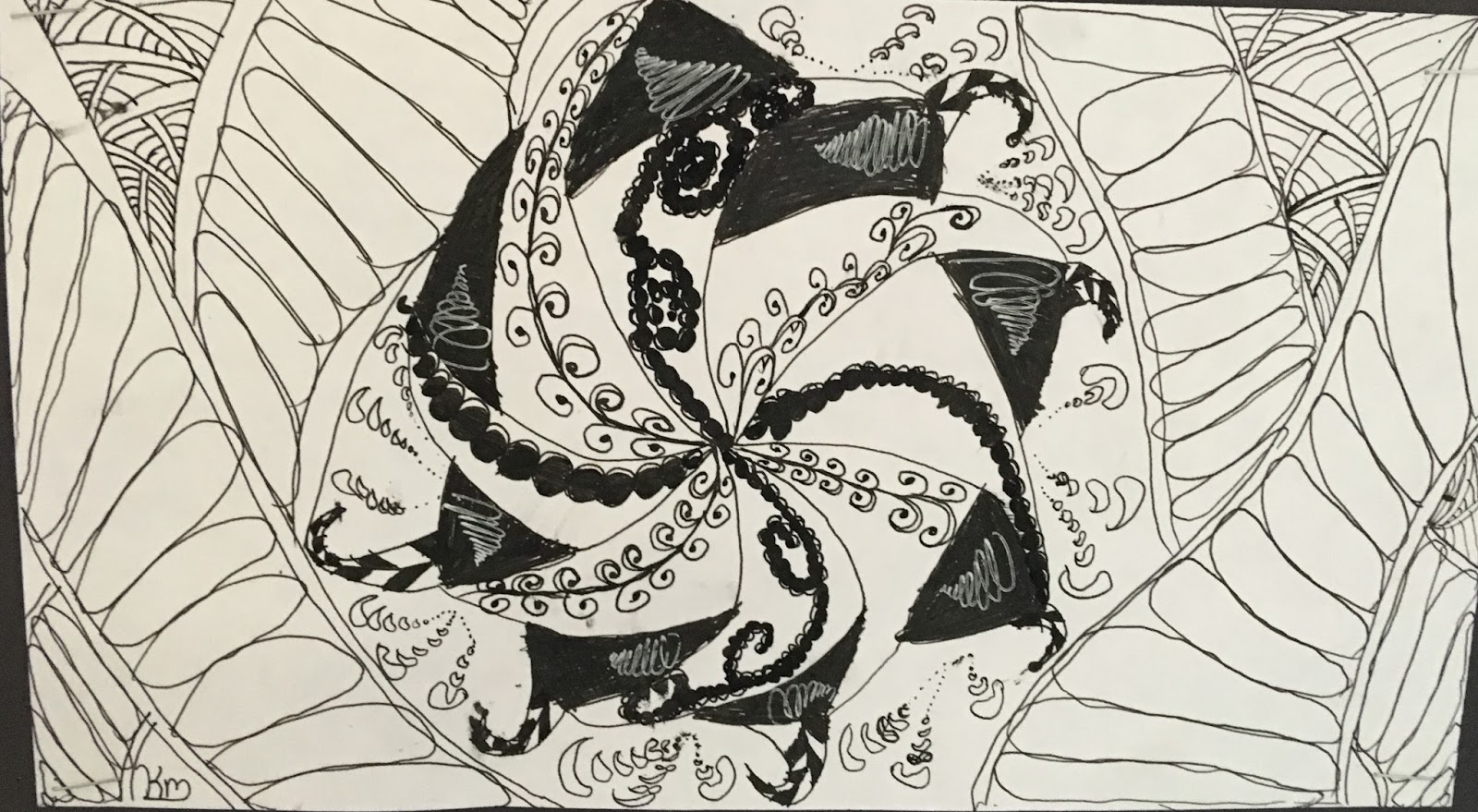 Art Room Blog: Advanced Zentangle Club--County Art Show 2016