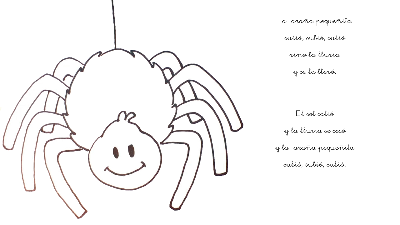 ¿Qué puedo hacer hoy?: La araña pequeñita