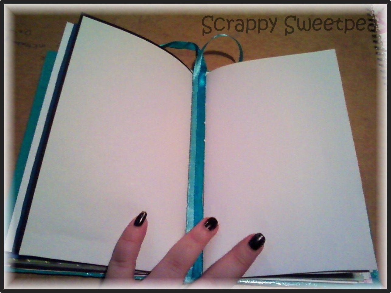 Scrappy Sweetpea: Another Homemade Notebook