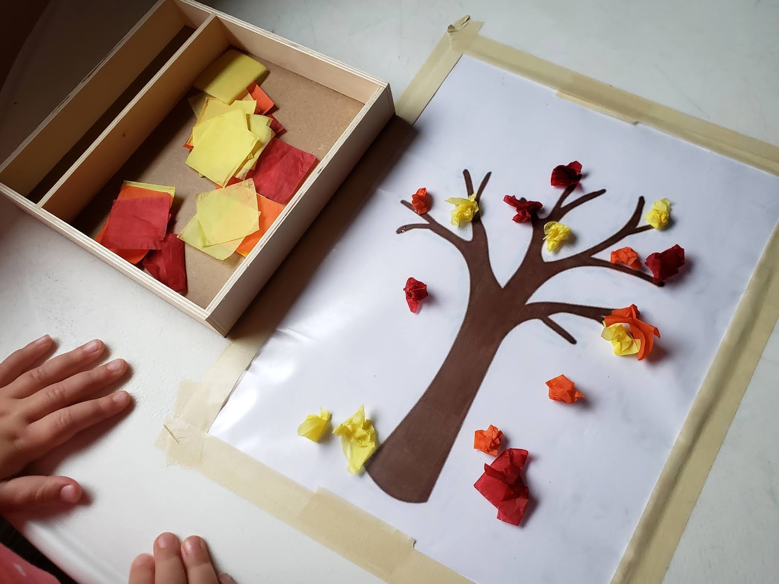 Mom's Tot School: Leaf Activities for Toddlers