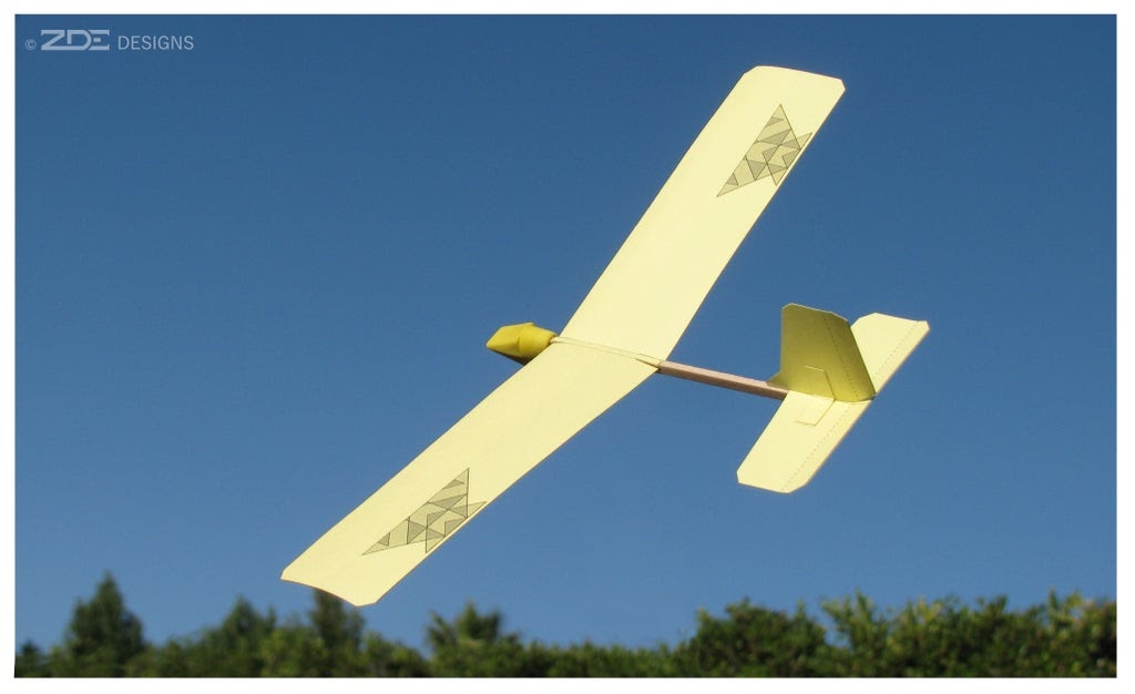 Ah! E se falando em madeira...: Só PDF: projeto planador