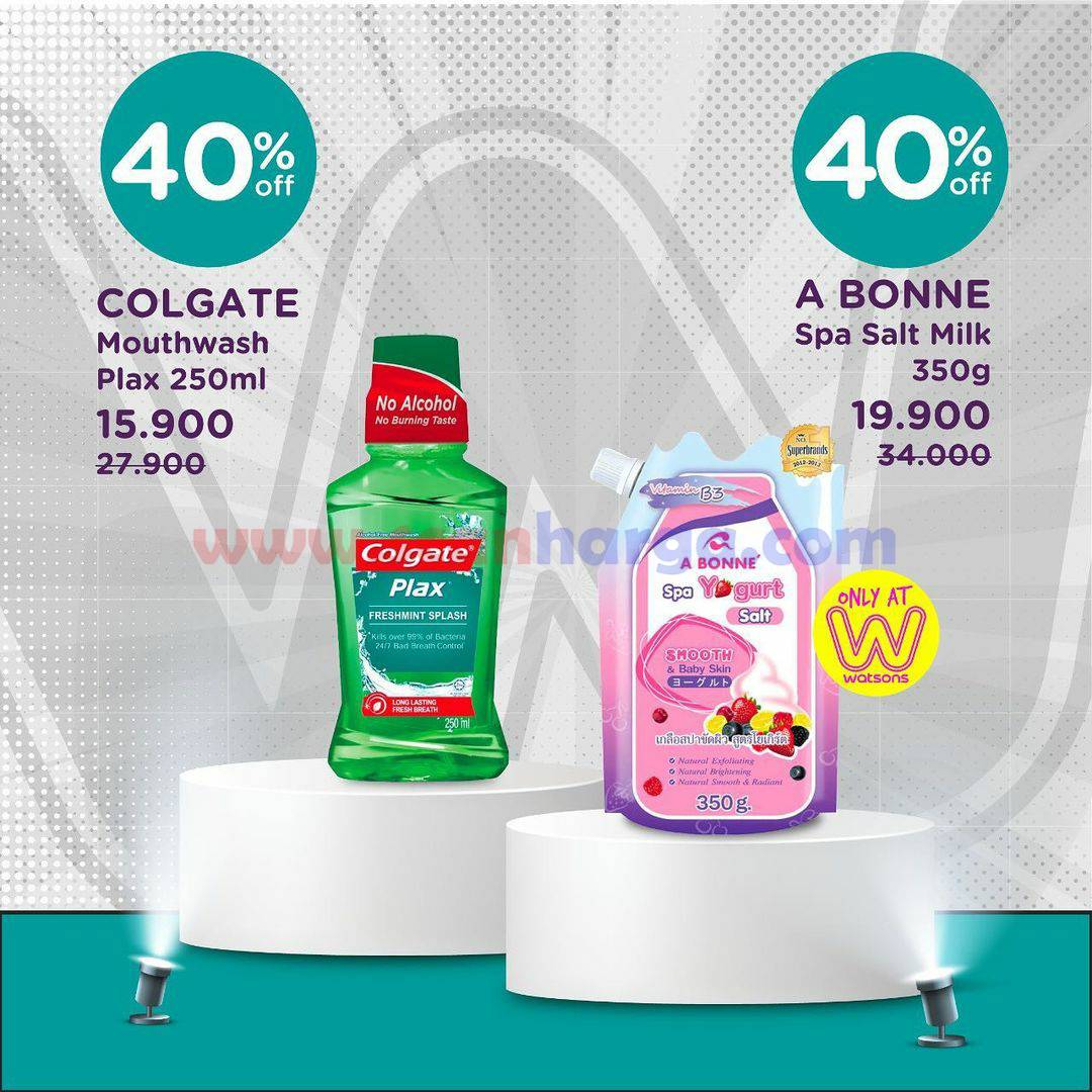 Promo Watsons PWP Purchase With Purchase Up To 50% Off - scanharga