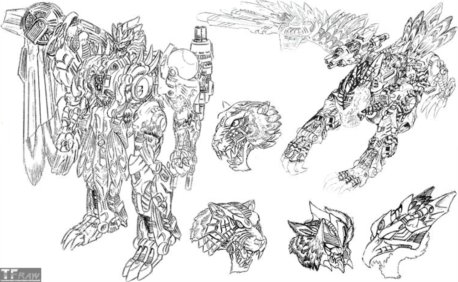 Beast Wars Character Designs