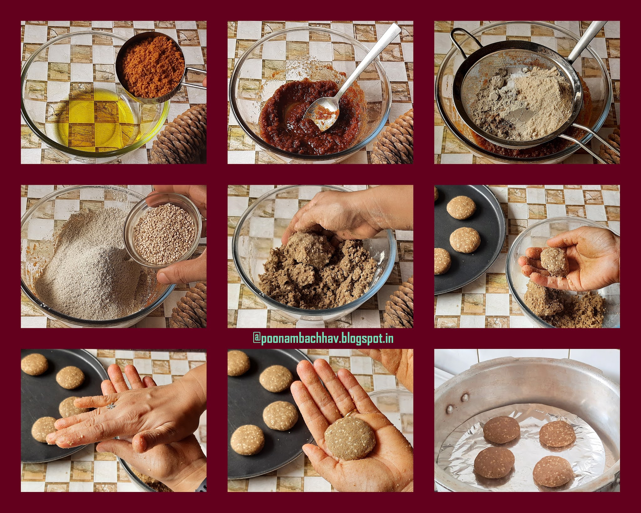 Annapurna: Bajra Cookies / Pearl Millet Cookies