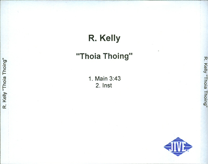 Promo Import Retail Cd Singles And Albums R Kelly Thoia Thoing