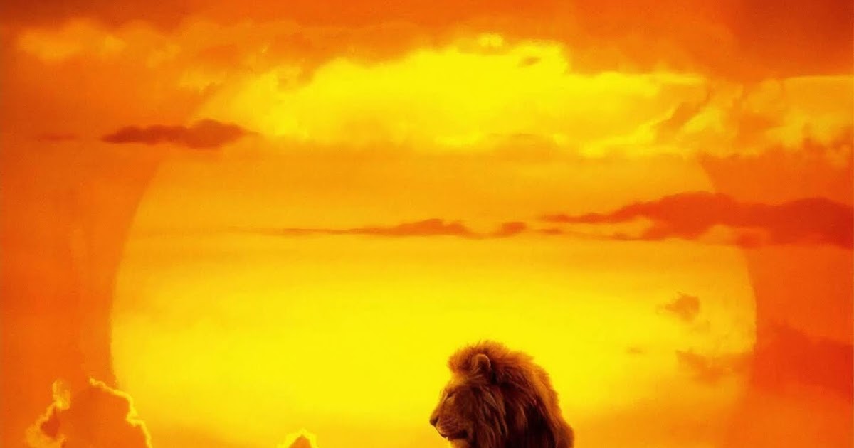 El Rey León (2019) | Textless | Poster de Cine