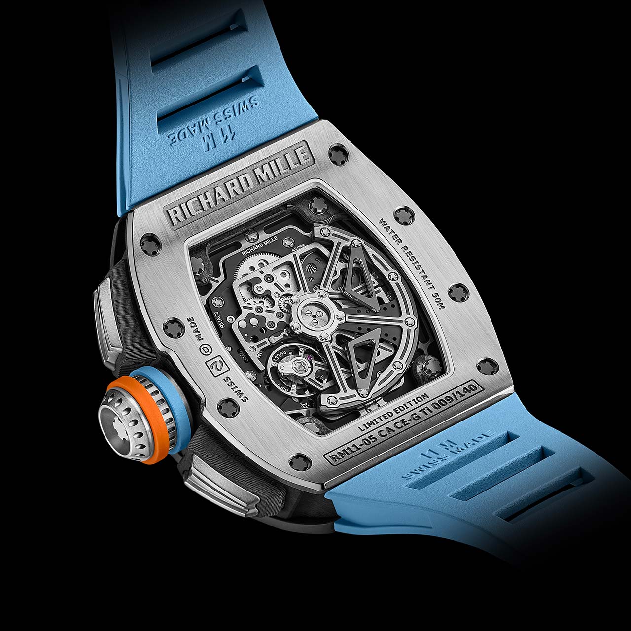 Richard Mille - RM 11-05 Automatic Flyback Chronograph GMT in Grey ...