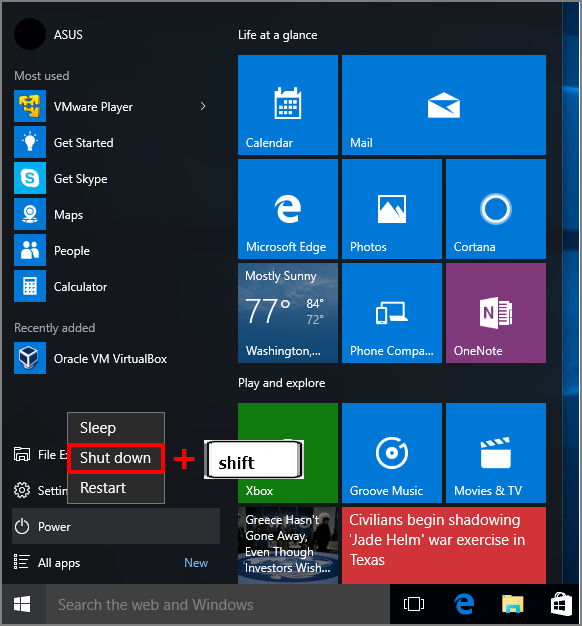 pol24pavol: Ako spustiť bios cez start menu v notebooku ASUS