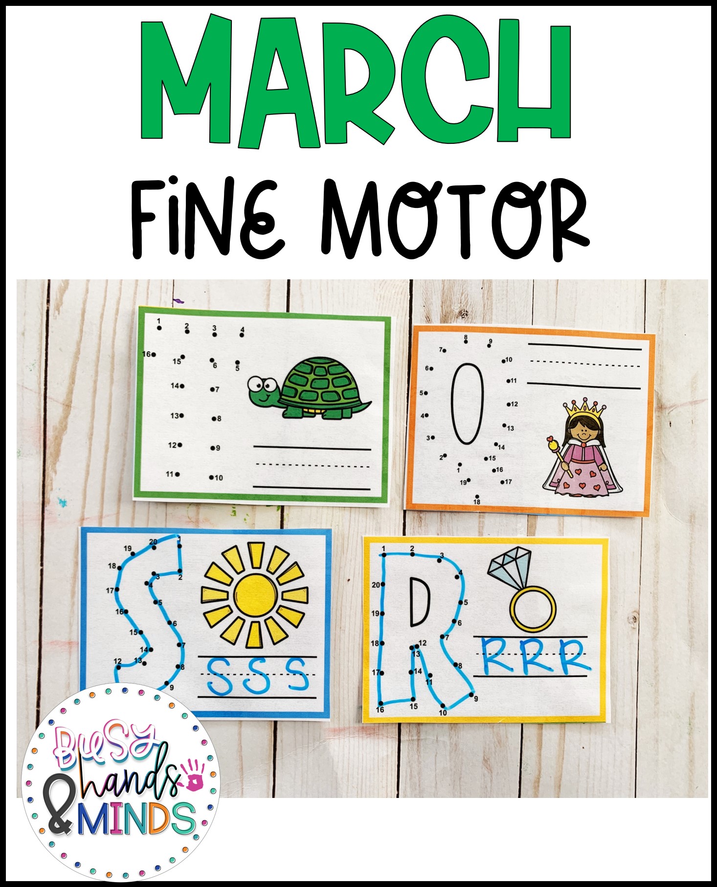 March Fine Motor Task Boxes | Busy Hands and Minds