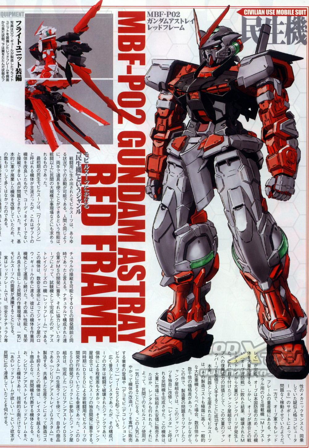 PG 1/60 Gundam Astray Red Frame + Flight Unit