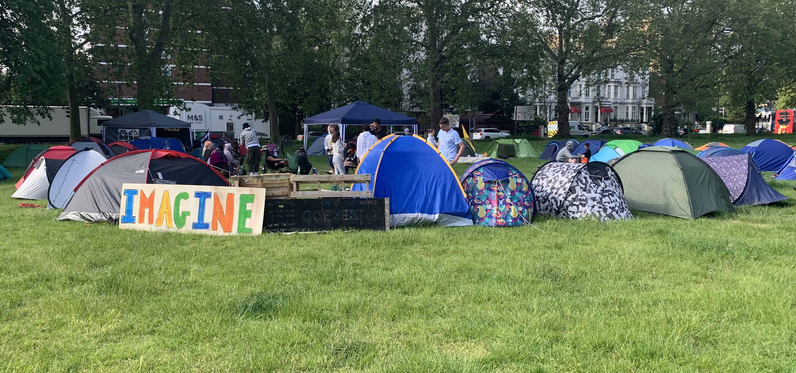 Shepherd's Bush Blog: Tent City Springs Up on Shepherd's Bush Common