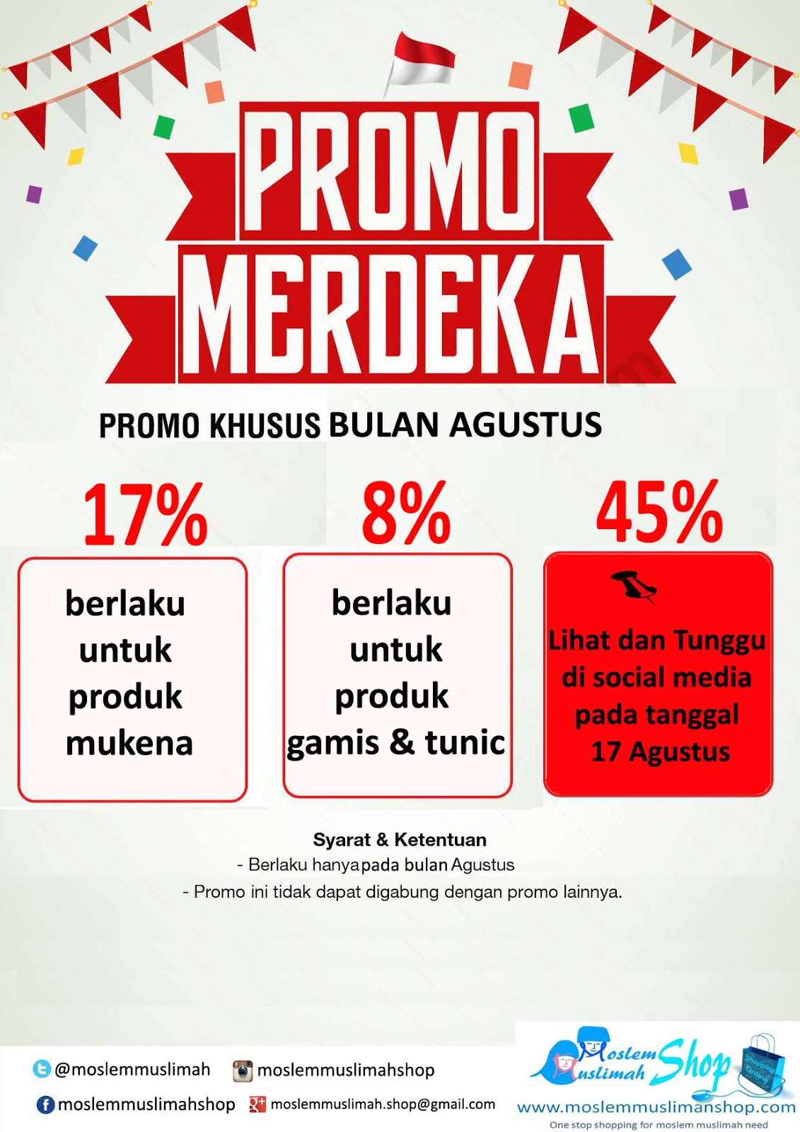 PROMO MERDEKA ~ moslemmuslimah.shop