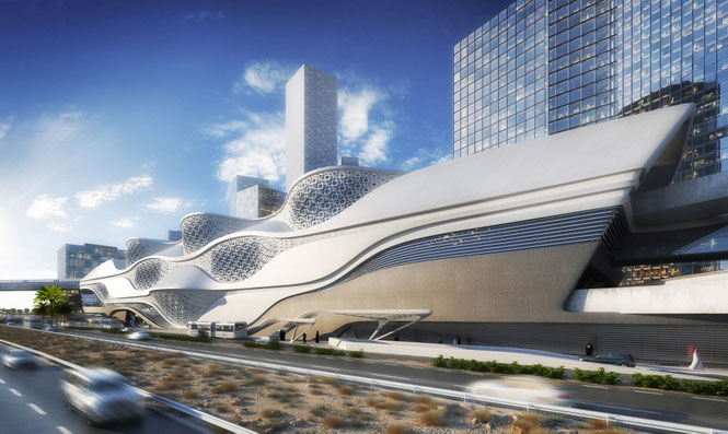 Zaha Hadid diseña estación de metro en Riad