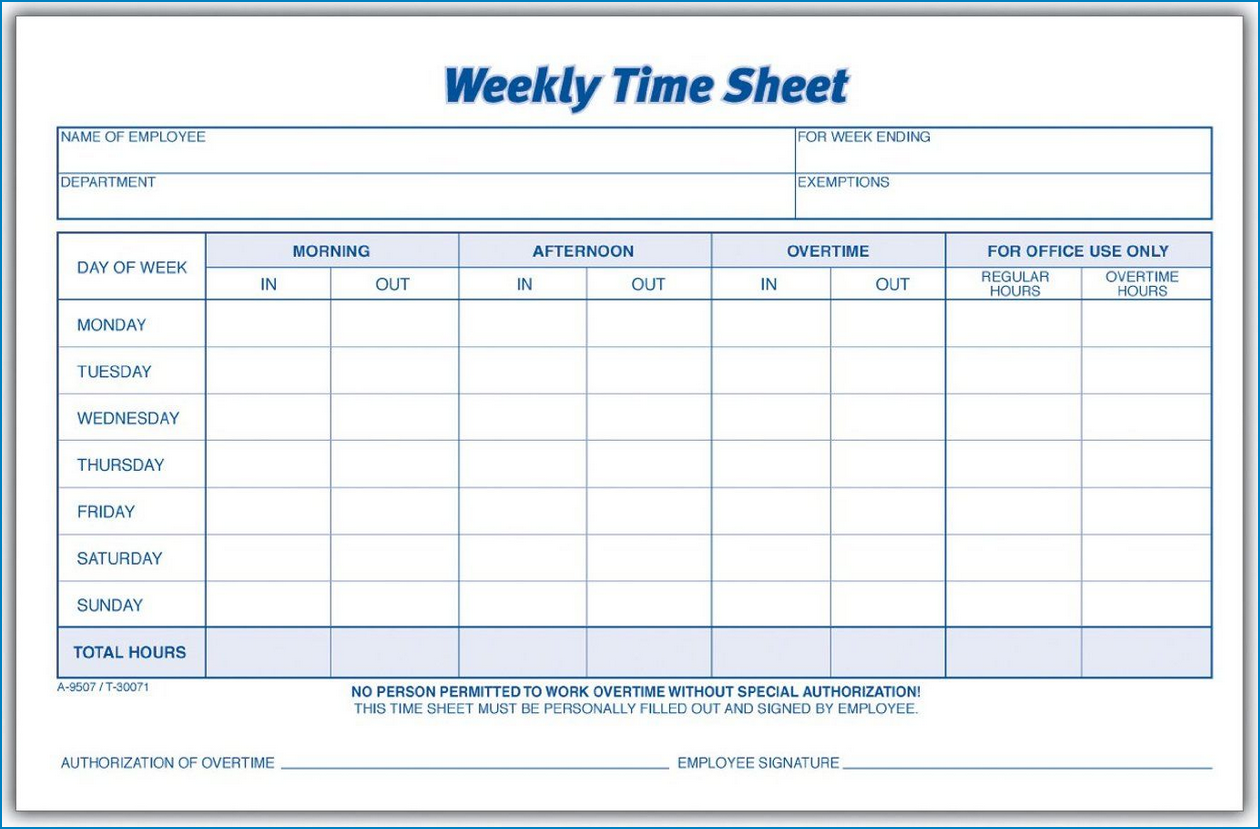 Microsoft Office Timesheet Templates - Invoice Template