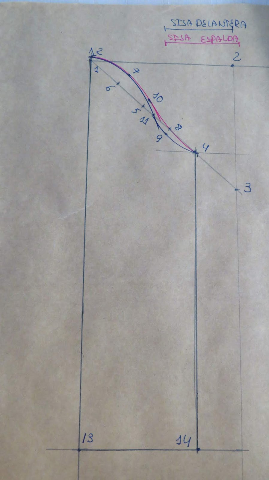 Cómo hacer el patrón de manga sastre - Alejandra Colomera | Acf Studio